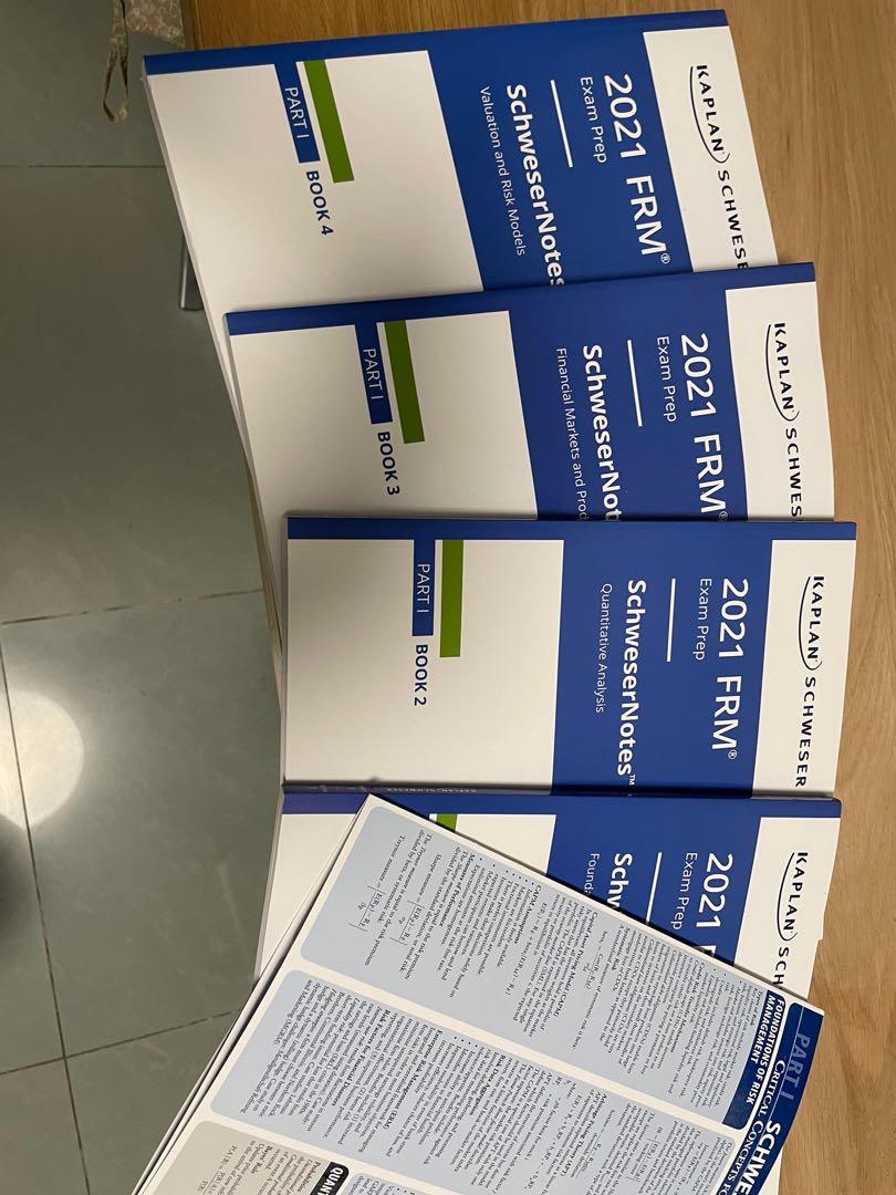 最新版 FRM 2021 書 加 quicksheet, kaplan schweser frm, 興趣及遊戲, 書本 & 文具, 教科書 ...