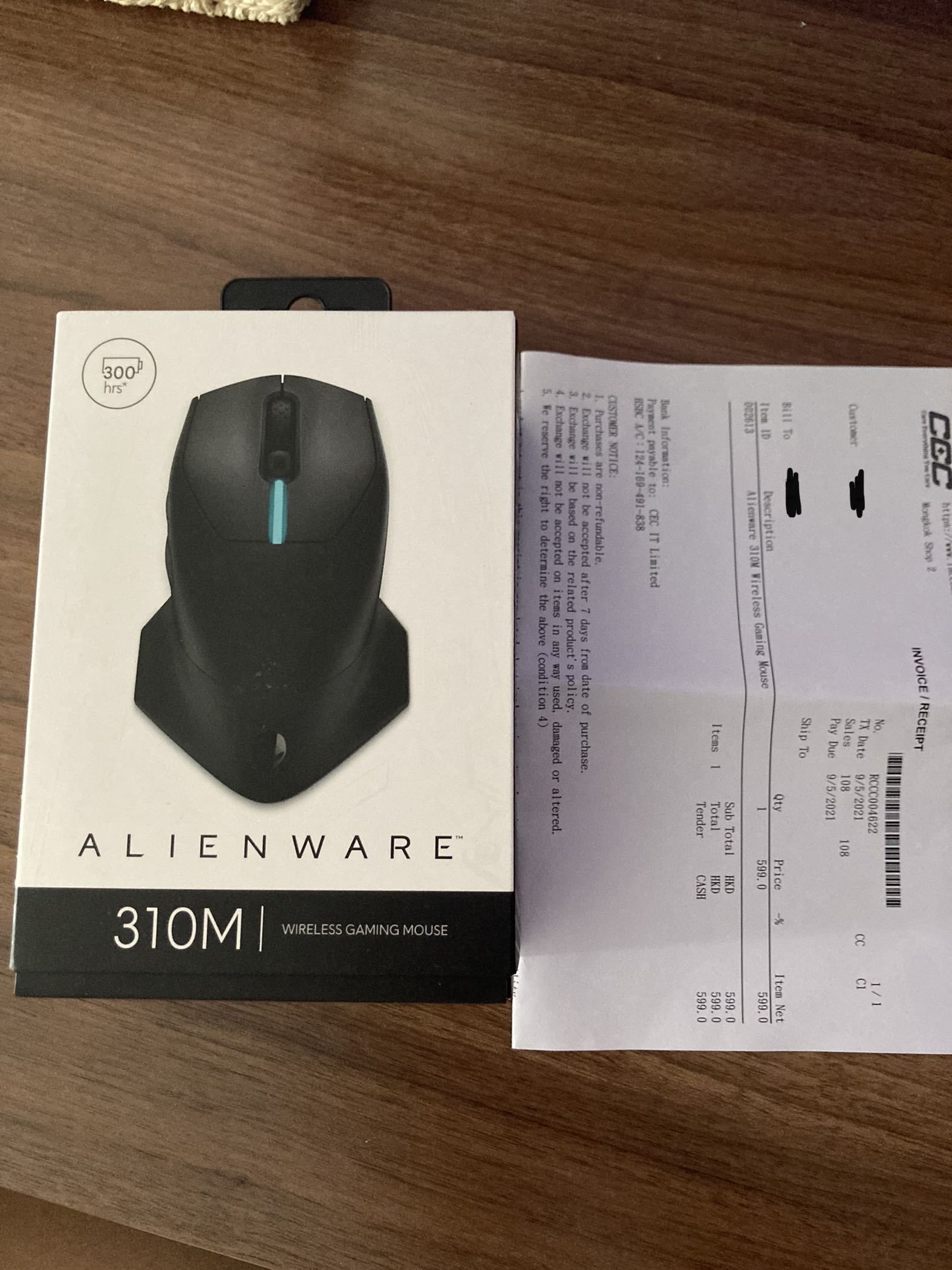 無線滑鼠外星人Alienware 310M, 電腦＆科技, 桌上電腦 - Carousell