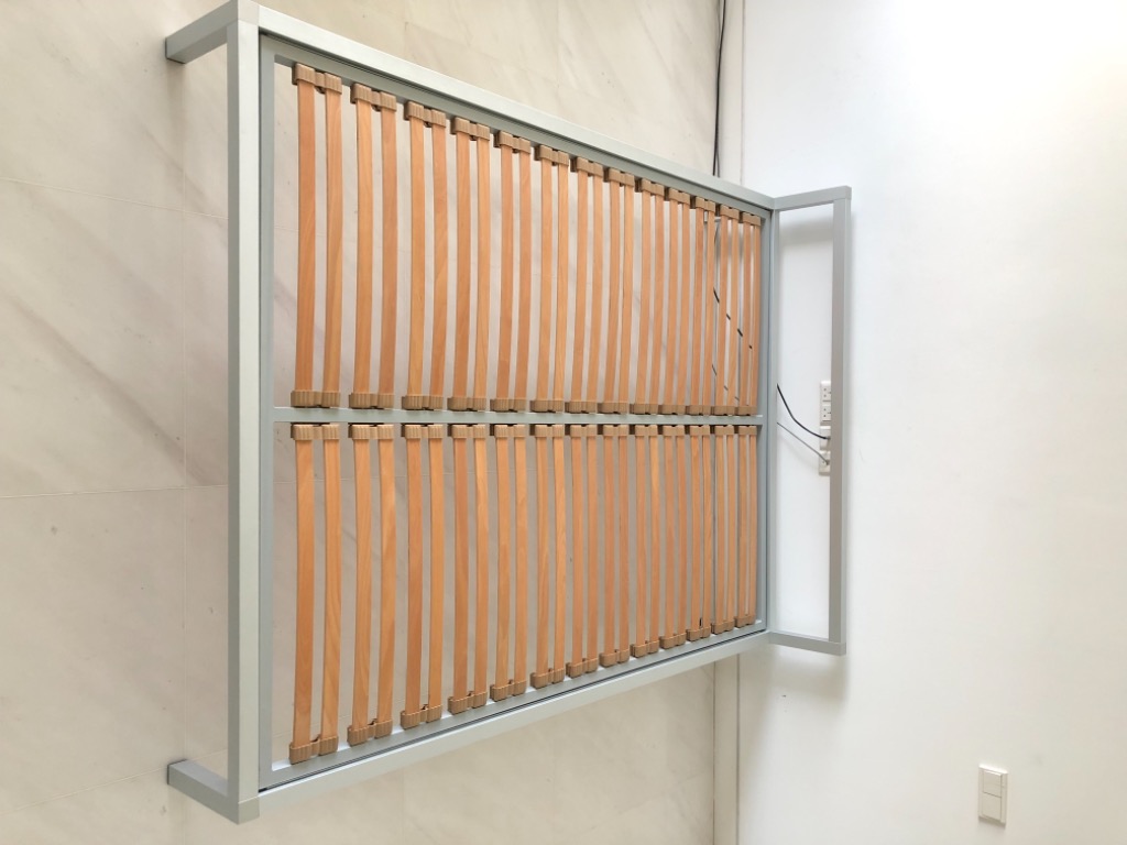 Aluminium bed + slats MDF Italia, Furniture & Home Living, Furniture ...