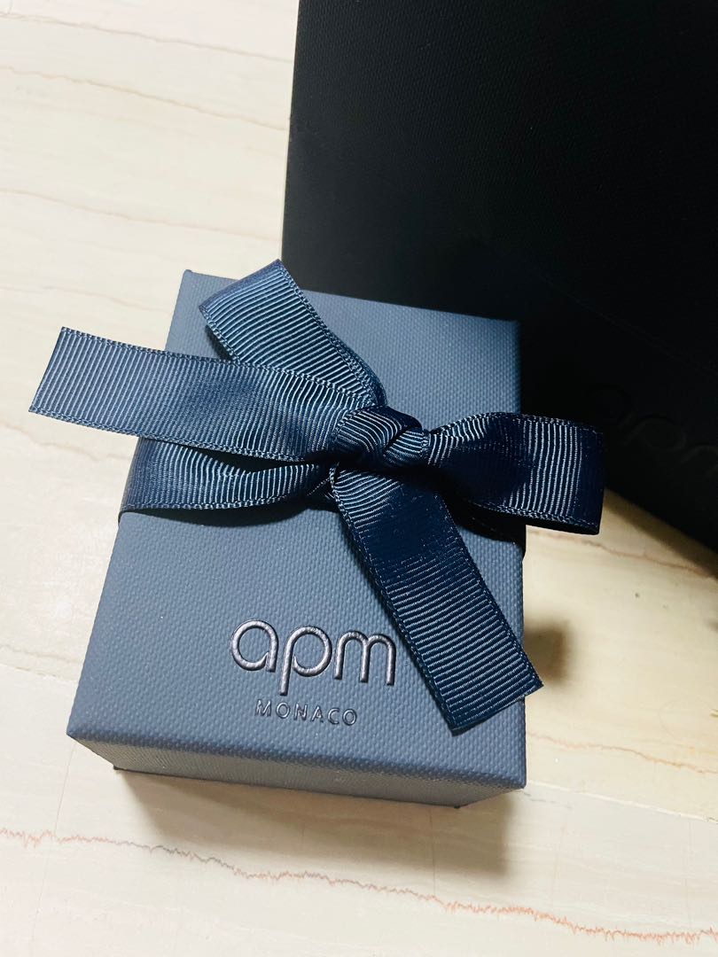 APM Monaco gift box with pouch and paper bag, Luxury, Accessories on ...