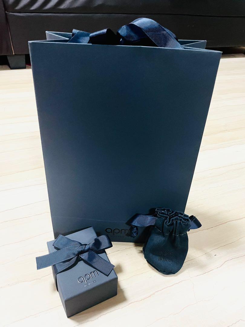 APM Monaco gift box with pouch and paper bag, Luxury, Accessories on ...