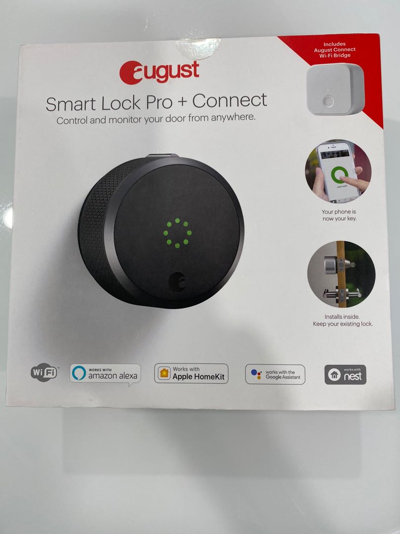 August smart lock, Furniture & Home Living, Security & Locks, Locks ...