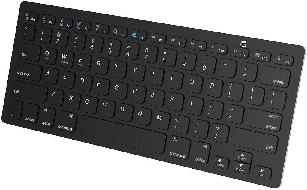 BB252 JETech 2155 Universal Bluetooth Wireless Keyboard, Black ...