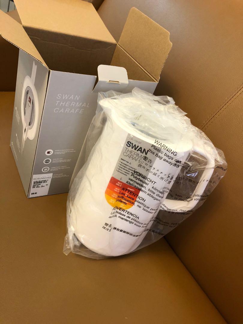 BNIB: Swan Thermal Flask 1.5L, Furniture & Home Living, Kitchenware ...