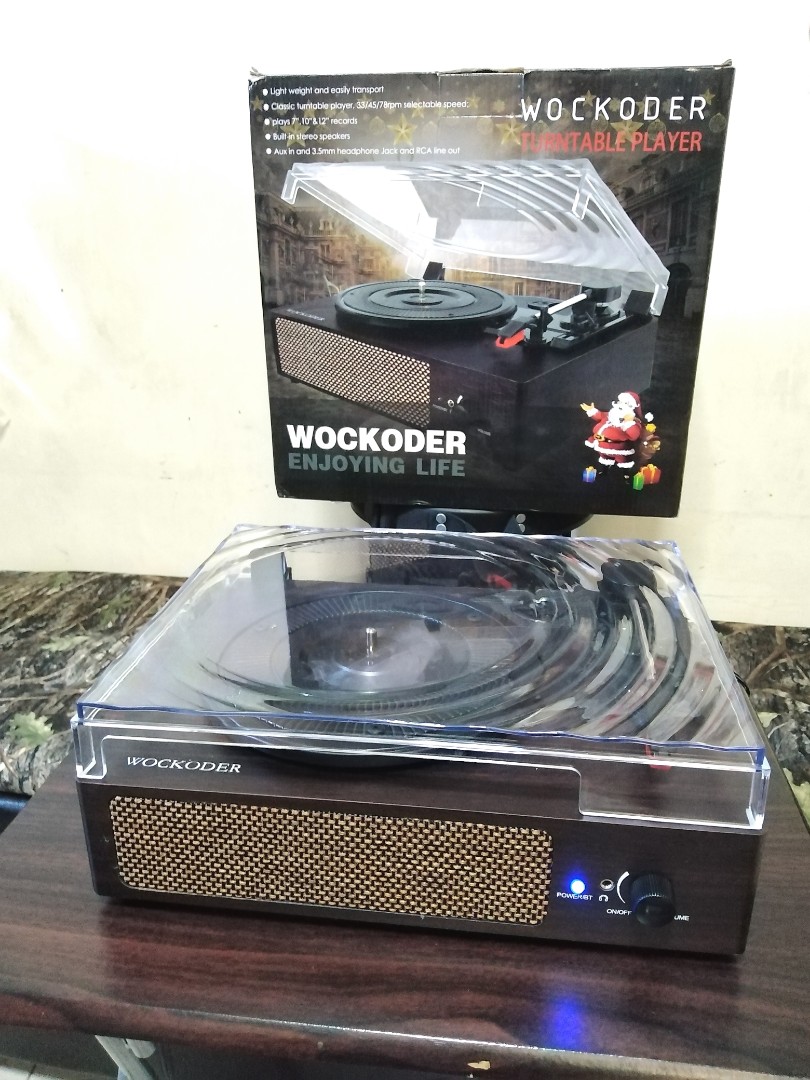 Brand New Wockoder Vintage Retro Classic Design Wooden Turntable Vinyl ...