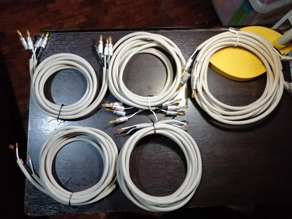Branded Speaker Cables - Transparent HP 14-2 (new batch), Audio, Other ...