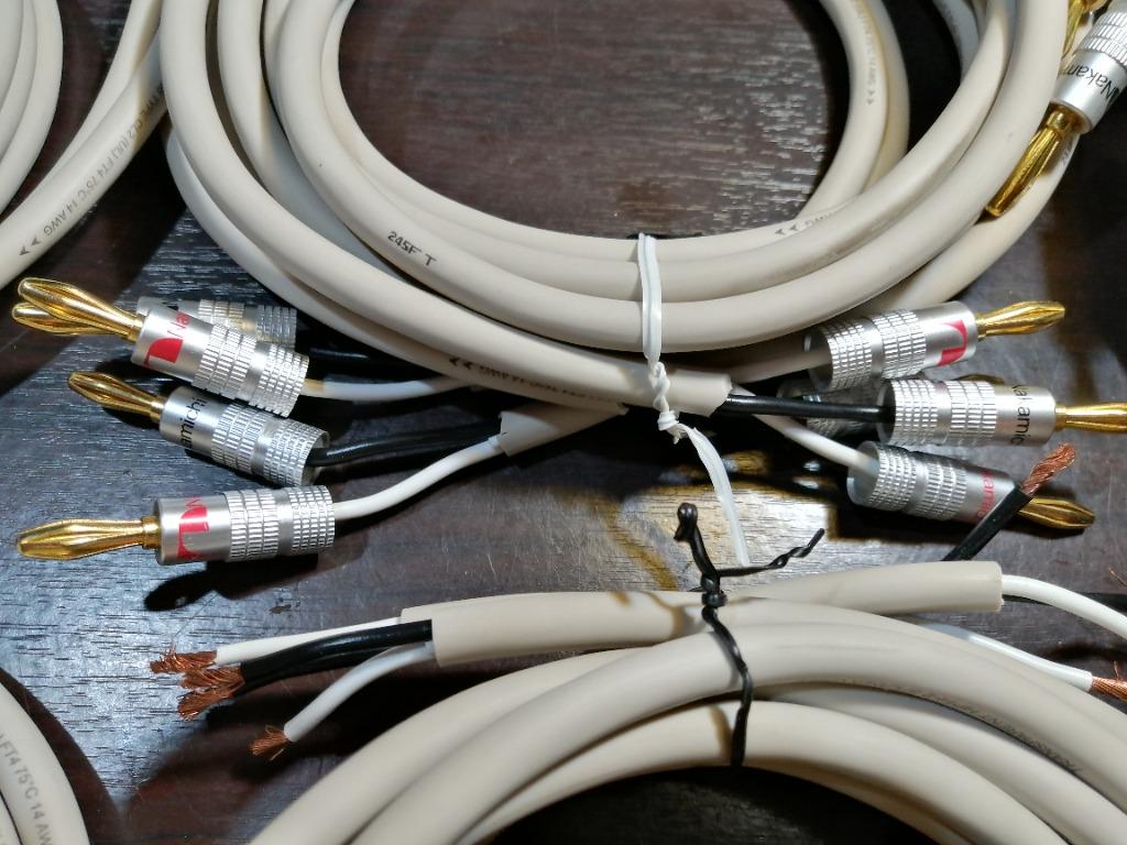 Branded Speaker Cables - Transparent HP 14-2 (new batch), Audio, Other ...