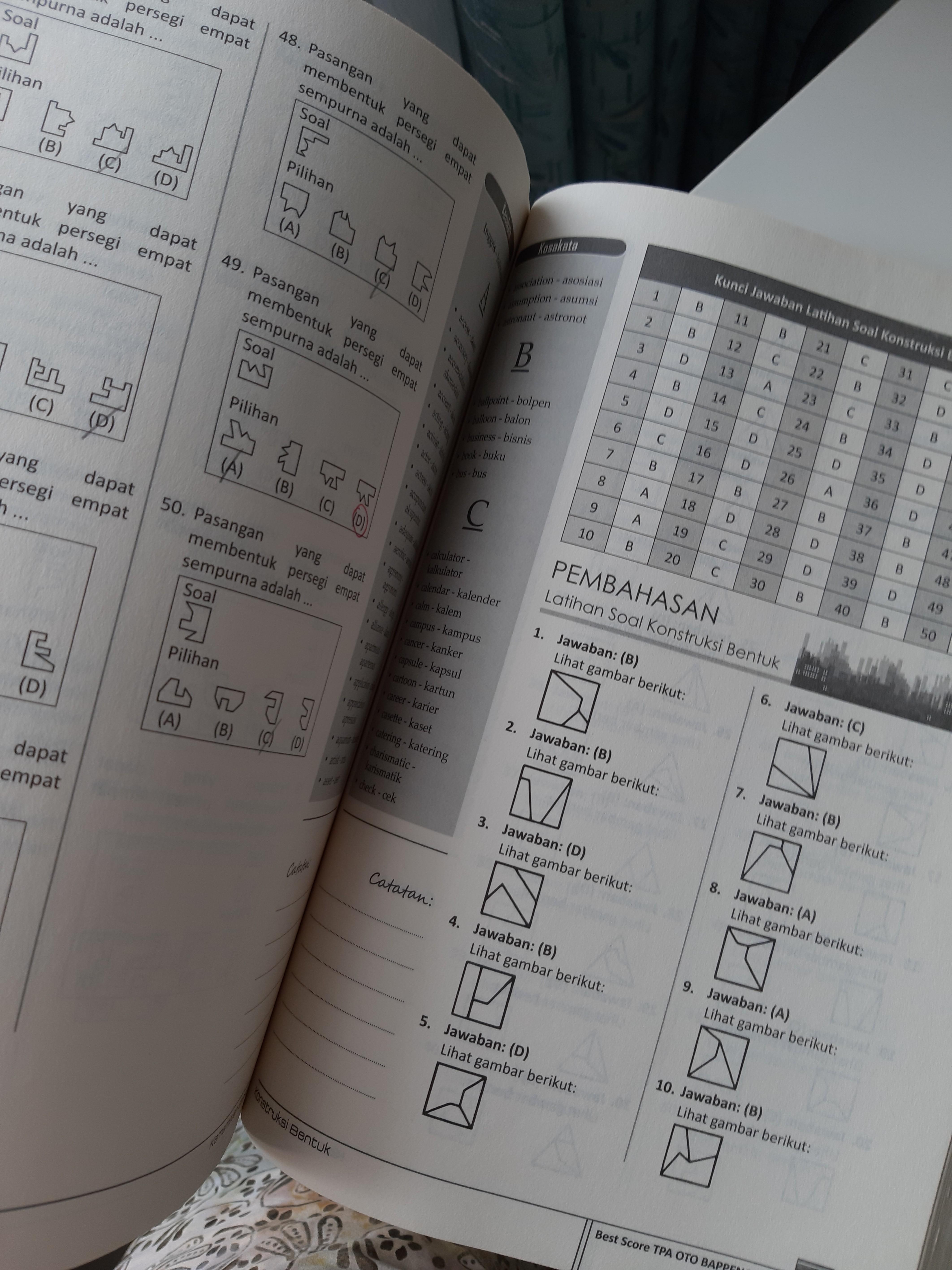 Buku Soal TPA TOEFL S2 SIMAK UI, Buku & Alat Tulis, Buku Pelajaran di Carousell