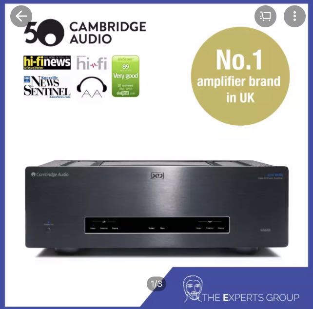 Cambridge Azur 851W Amplifier, Audio, Other Audio Equipment on Carousell