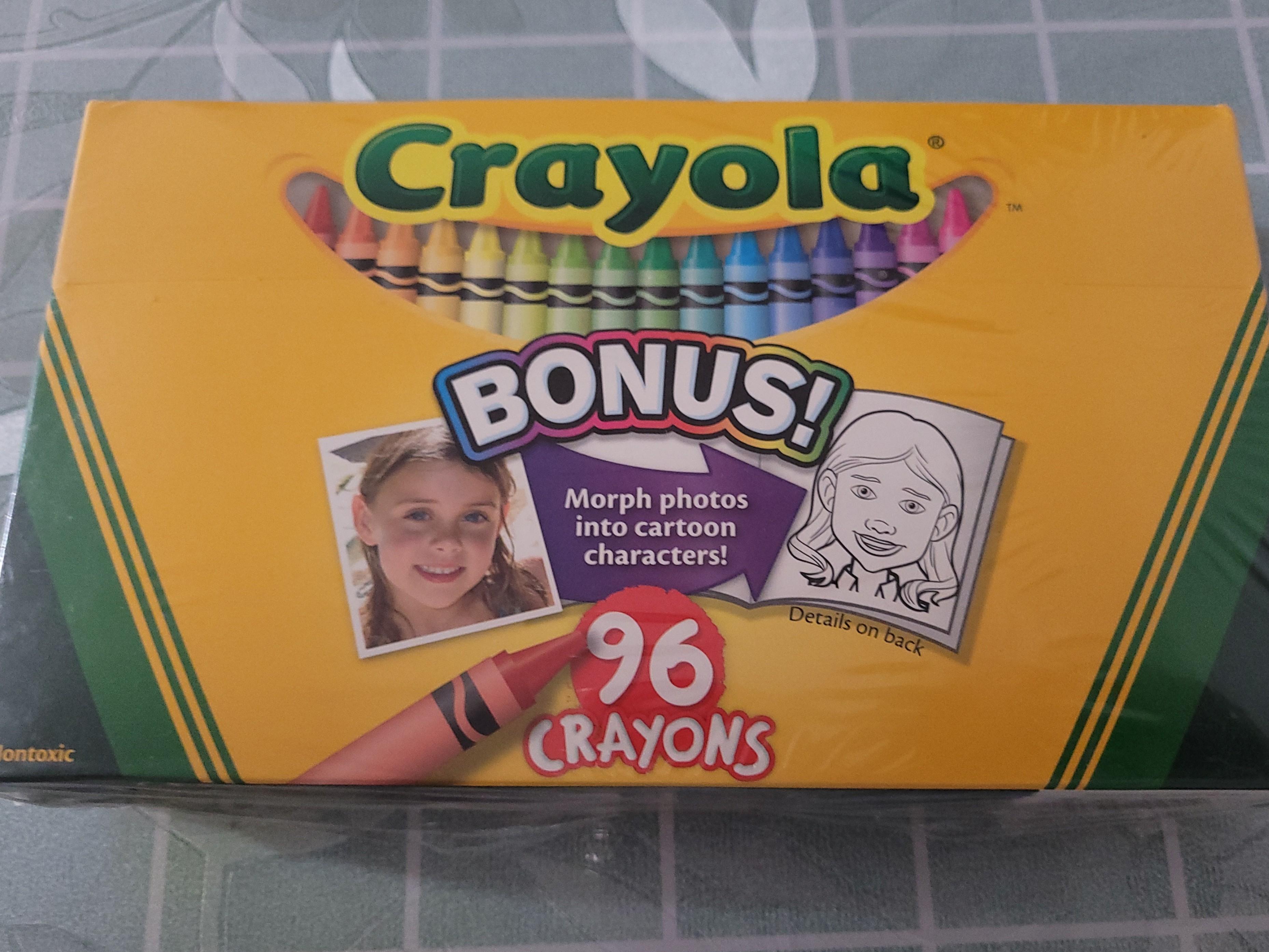 Crayola 96 crayons, Hobbies & Toys, Stationery & Craft, Craft Supplies ...