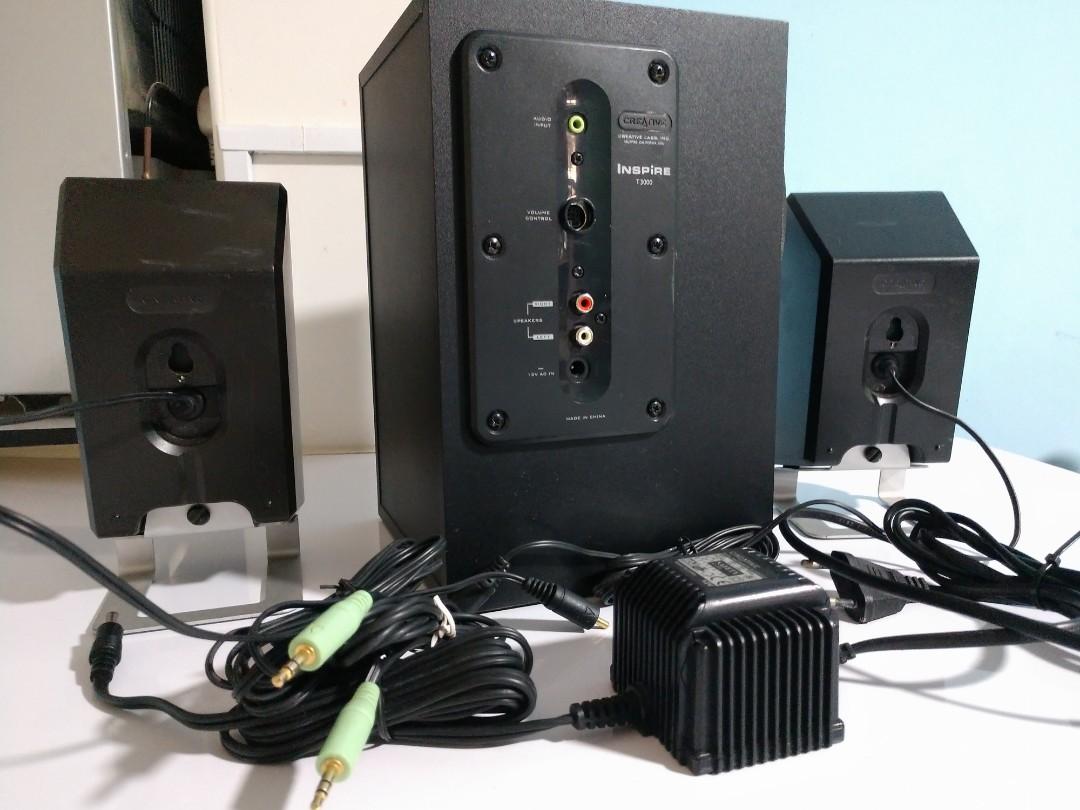 Creative Inspire T3000 3 Piece Speaker System, Audio, Soundbars ...