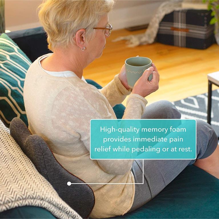 Cubii Pro Seated Elliptical + Cushii Lateral Lumbar Support Cushion ...