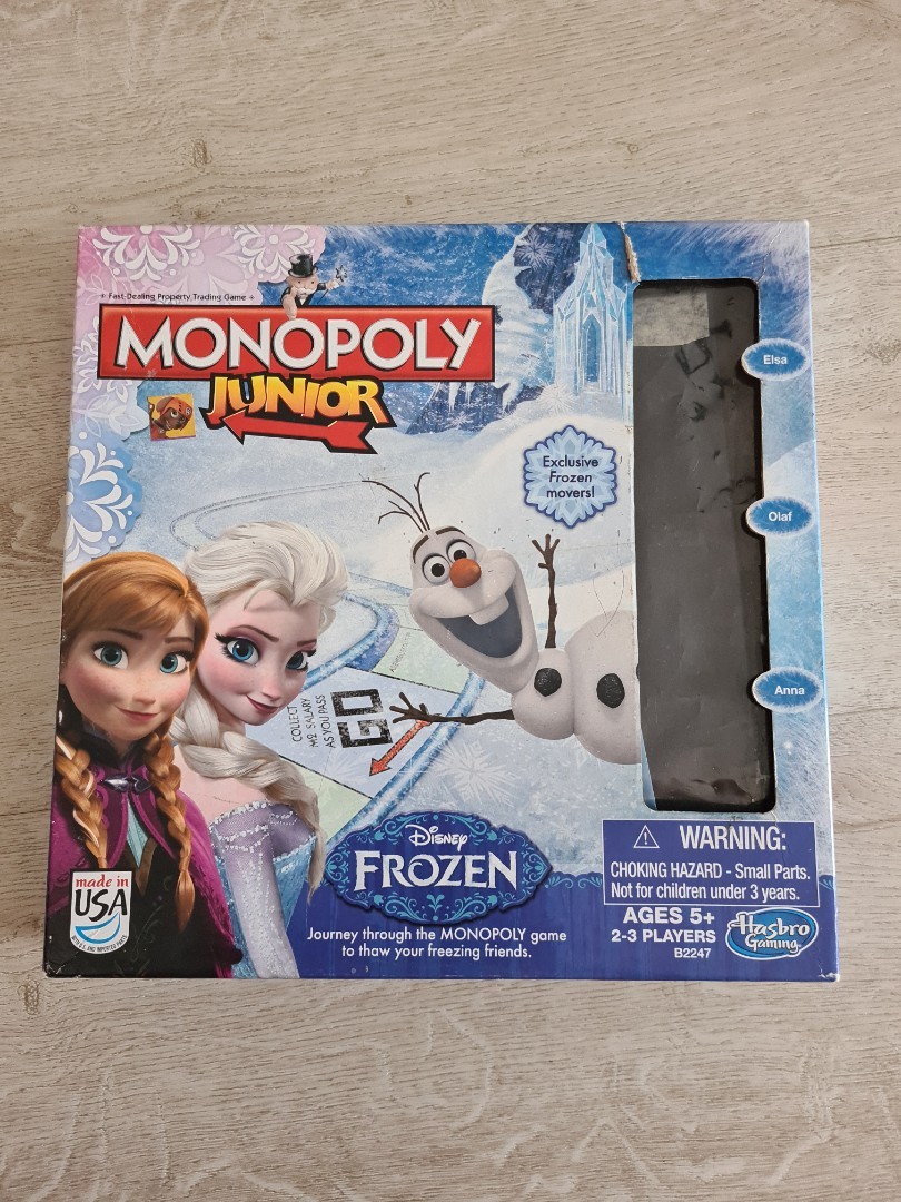 Frozen Monopoly Junior SELLING CHEAPLY!, Hobbies & Toys, Toys & Games ...