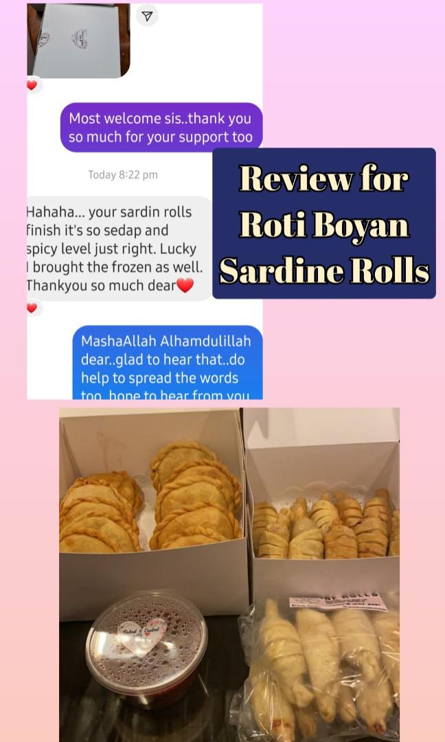 Frozen Roti Boyan Sardine Rolls, Food & Drinks, Packaged & Instant Food ...
