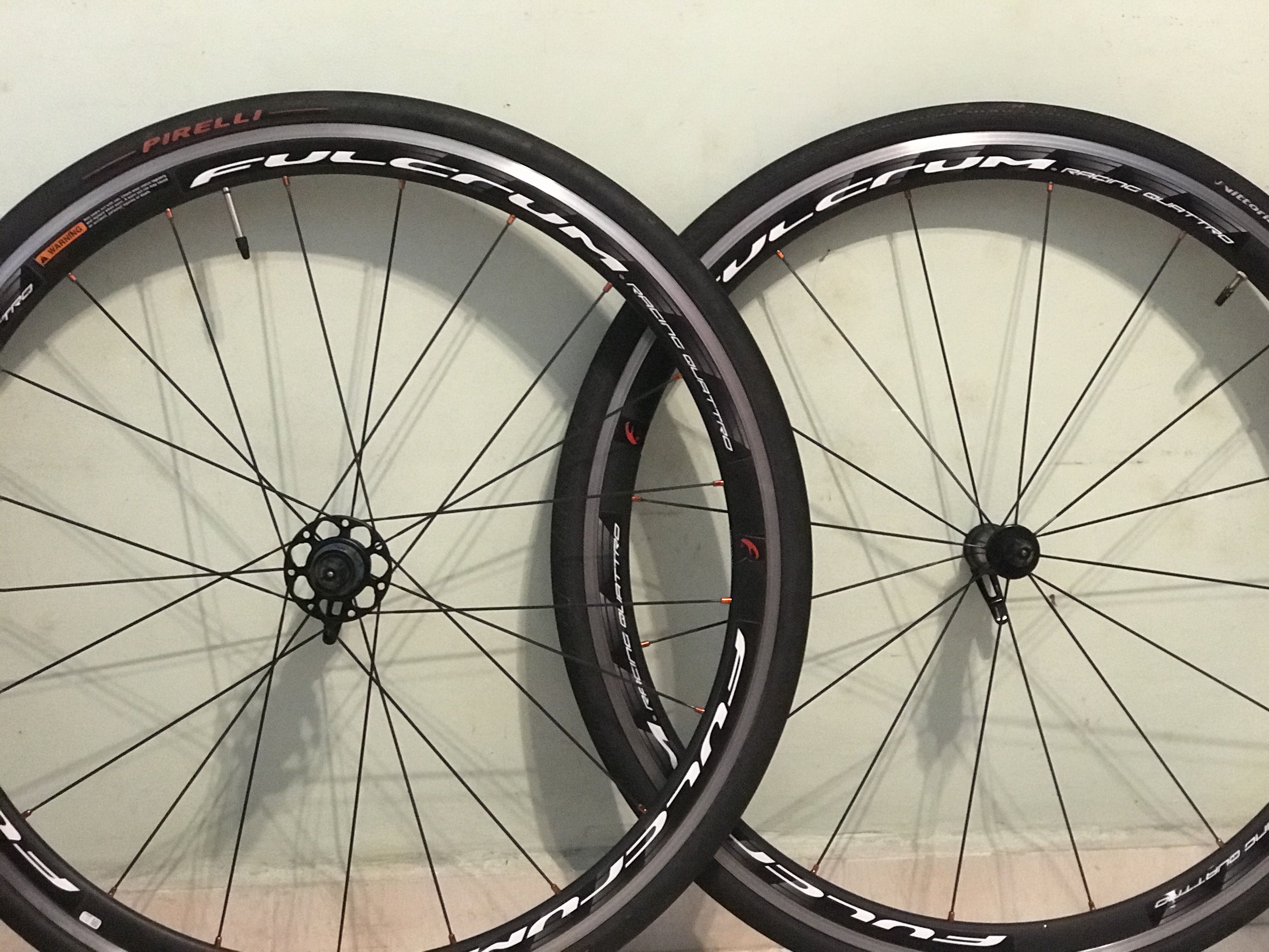 Fulcrum wheelset+ tyres Racing Quattro Clincher) # road bike bmc ...