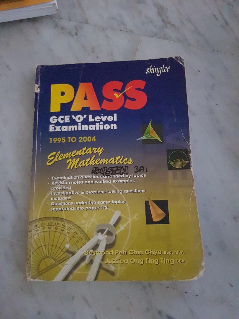 GCE O Level Elementary Mathematics ( 1995 to 2004), Hobbies & Toys ...