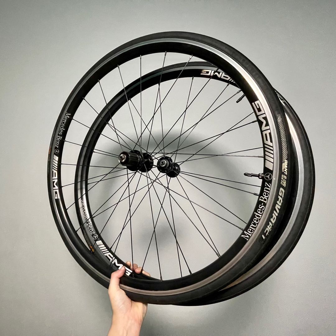 Giant PR2 (2021) tubeless Wheel set with Gavia AC1 25C tires, Sports ...