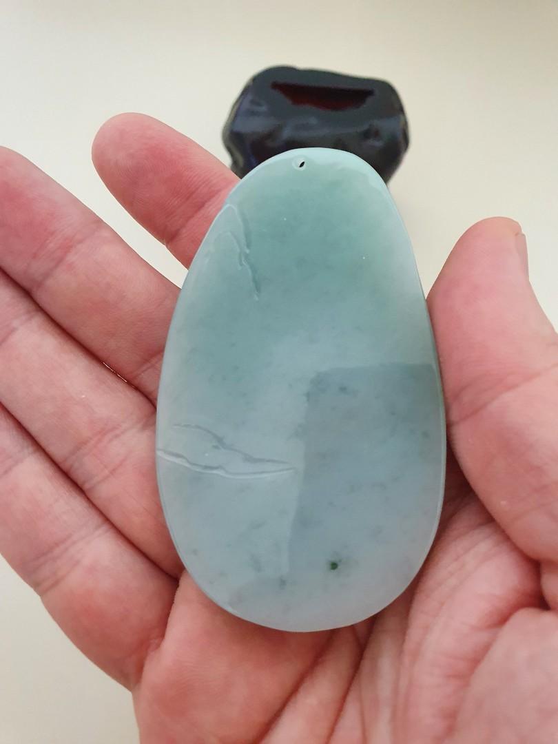 Grade A Jade 山水 with certificate - Good luck for house fengshui ...
