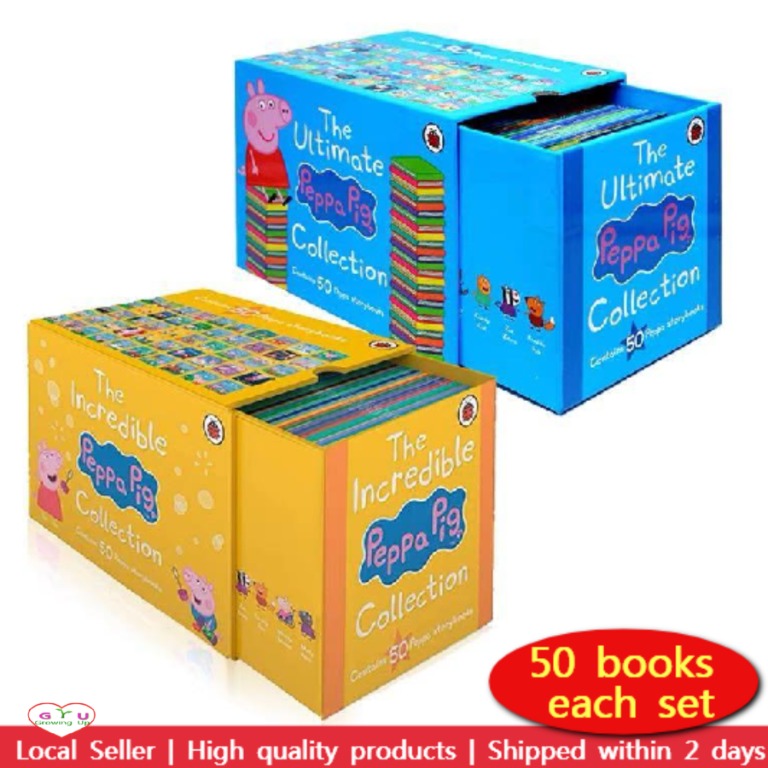 GU [SG stock] The Incredible Peppa Pig Collection Box Set (50 Books ...
