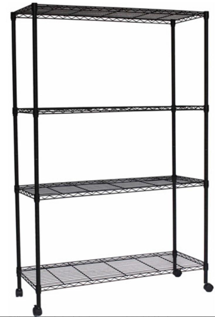 Heavy duty 4 tier rack, Furniture & Home Living, Furniture, Shelves ...