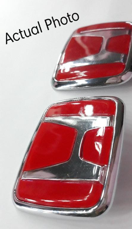 Honda Front and Rear Emblem Car Logo Emblem Rear Trunk Sticker Badge ...