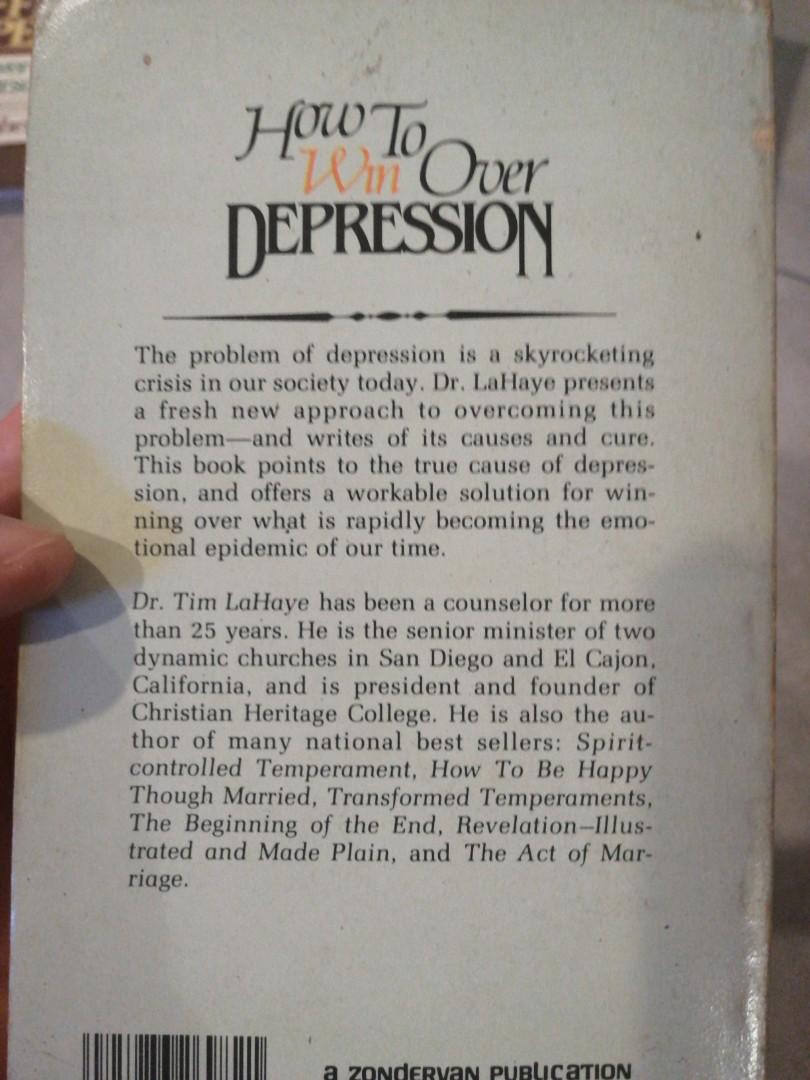 How To Win Over Depression (by Tim Lahaye) *mental health illness ...