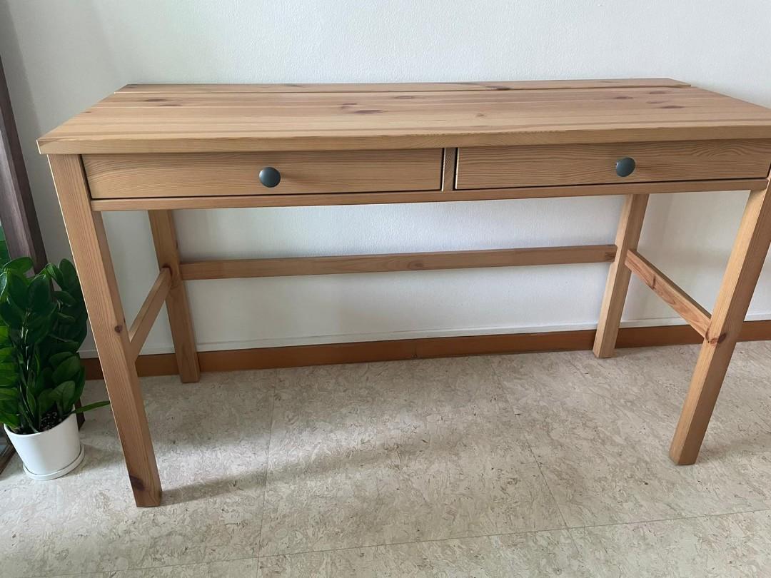 Ikea Hemnes table / study desk, Furniture & Home Living, Furniture ...