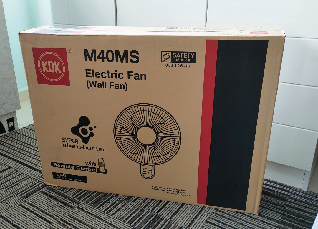 KDK M40MS electric wall fan, TV & Home Appliances, Air Conditioners ...