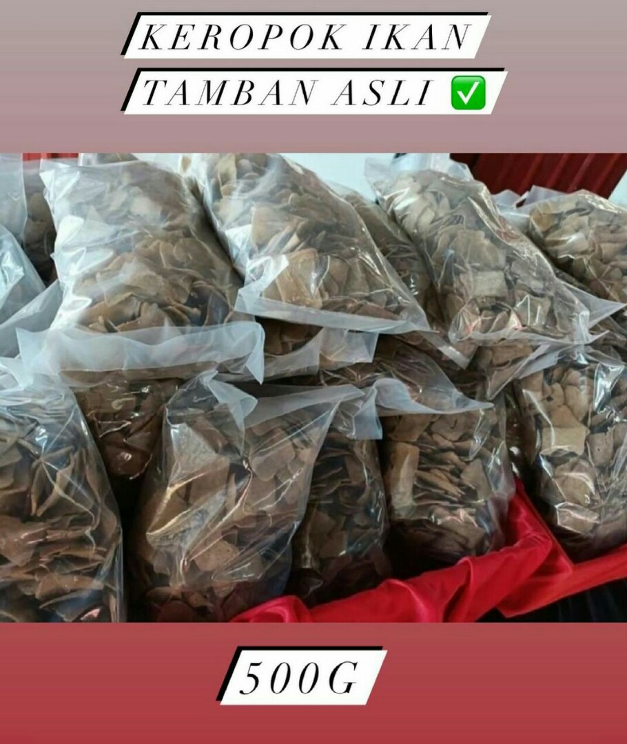 Keropok Ikan Tamban / Fish Crackers, Food & Drinks, Chilled & Frozen ...