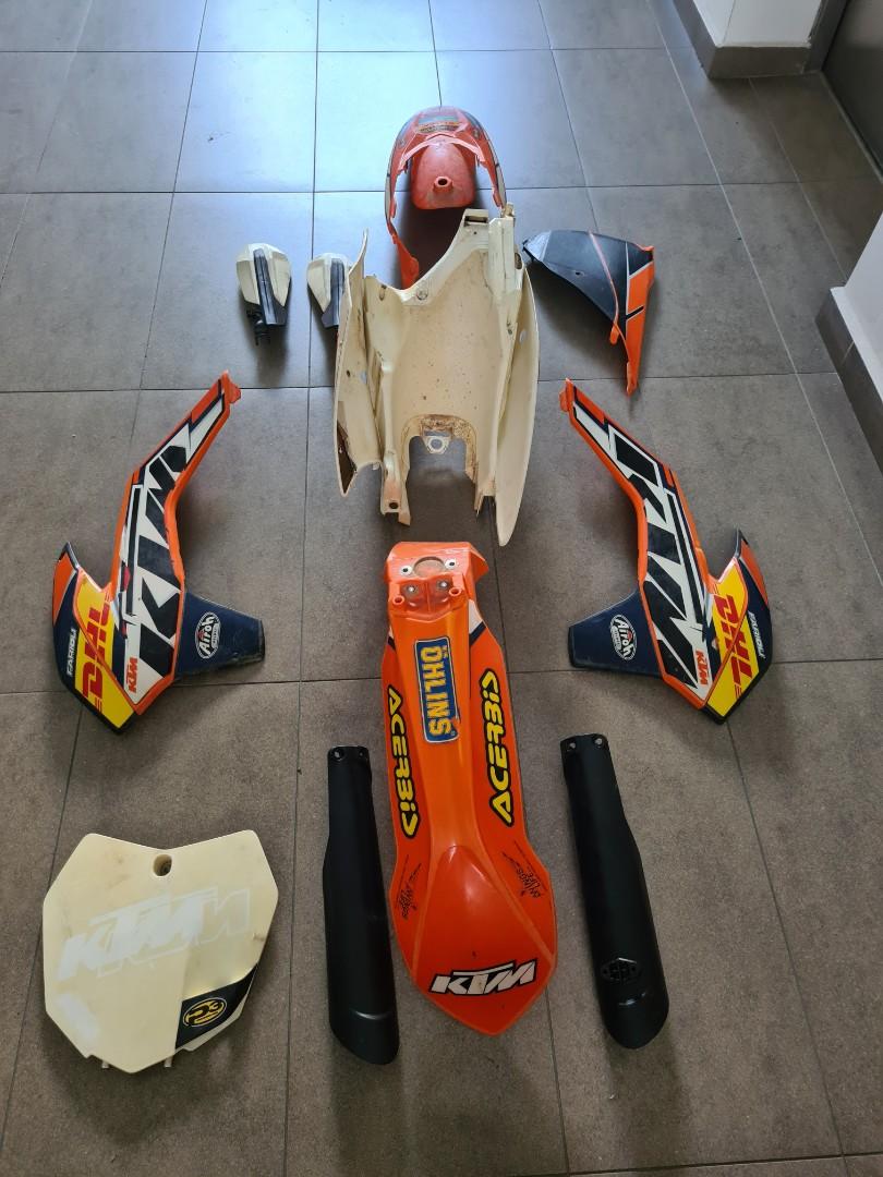 KTM PLASTIC KIT Taken from KTM 250, Motorcycles, Motorcycle Accessories ...