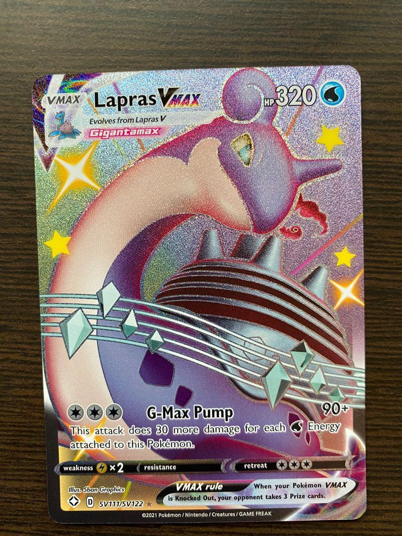Lapras Vmax -$14, Hobbies & Toys, Toys & Games on Carousell