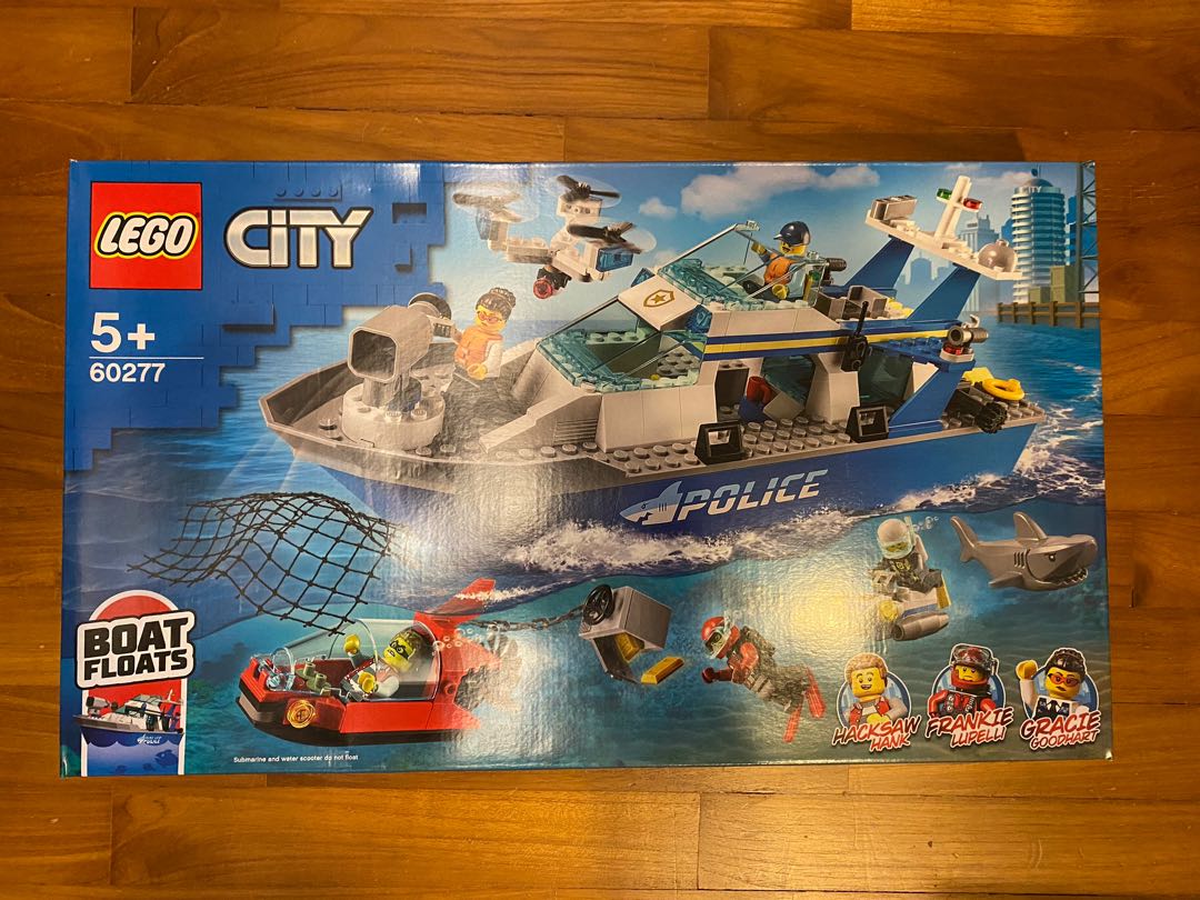 Lego City Police 60277 Police Patrol Boat, Hobbies & Toys, Toys & Games ...