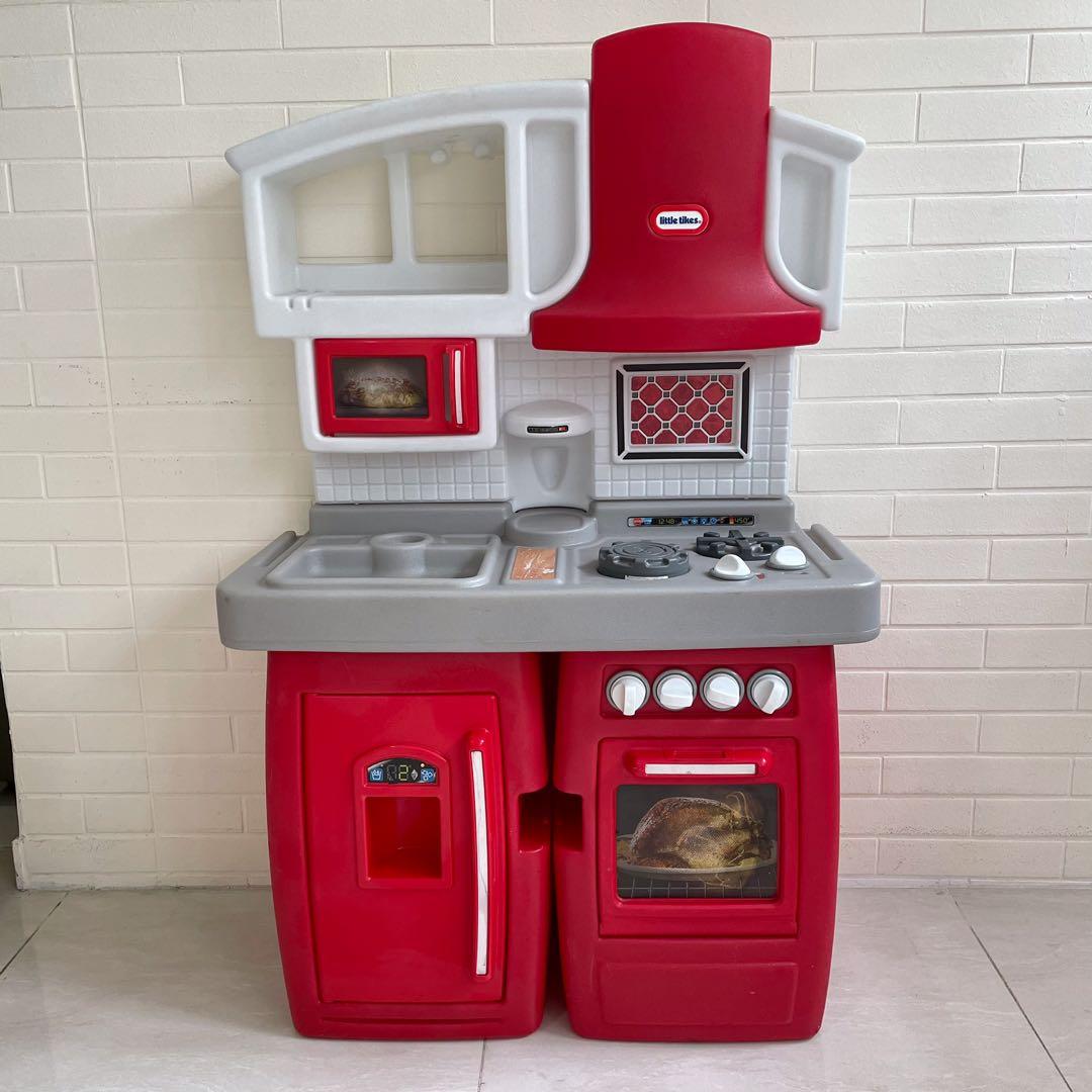 Little Tikes Red Kitchen Pretend Play, Hobbies & Toys, Toys & Games on ...