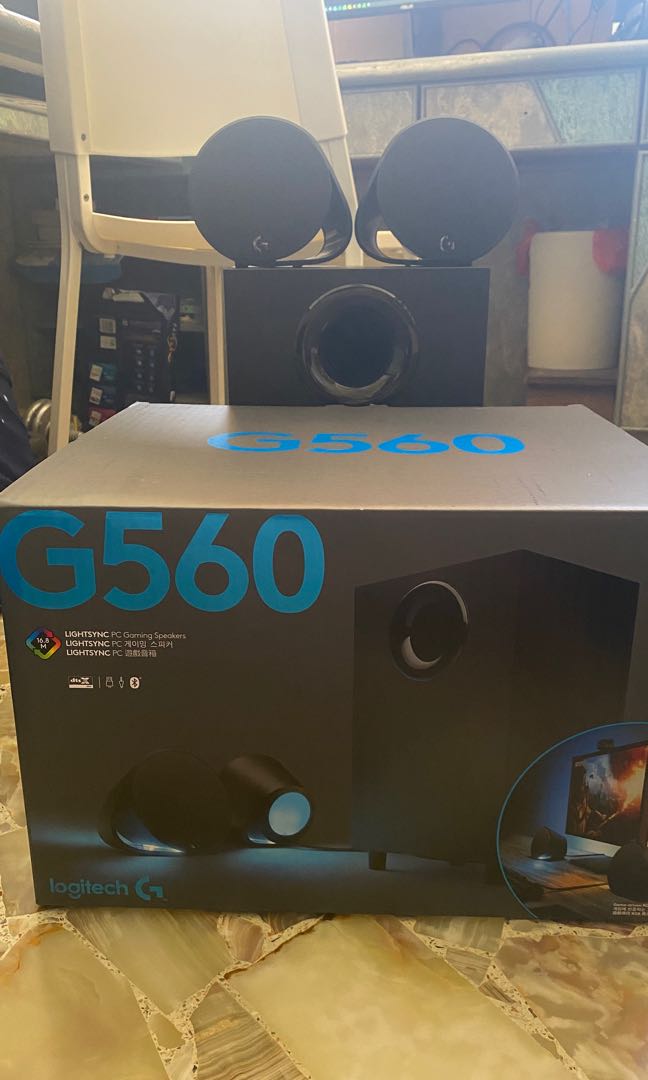 Logitech G560 Light Sync, Audio, Portable Audio Accessories on Carousell