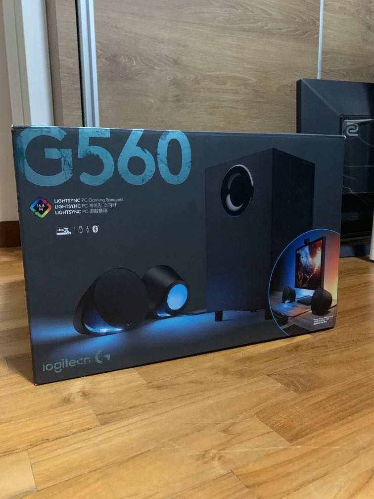 Logitech G560 Lightsync PC Gaming Speakers, Computers & Tech, Parts ...