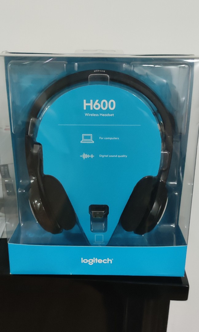 Logitech H600 wireless headset, Audio, Headphones & Headsets on Carousell