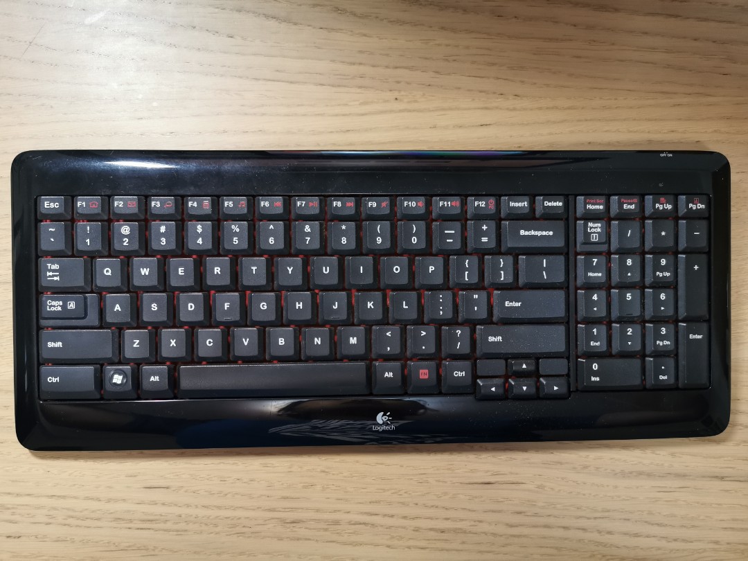 Logitech K340 Wireless Keyboard, Computers & Tech, Parts & Accessories ...