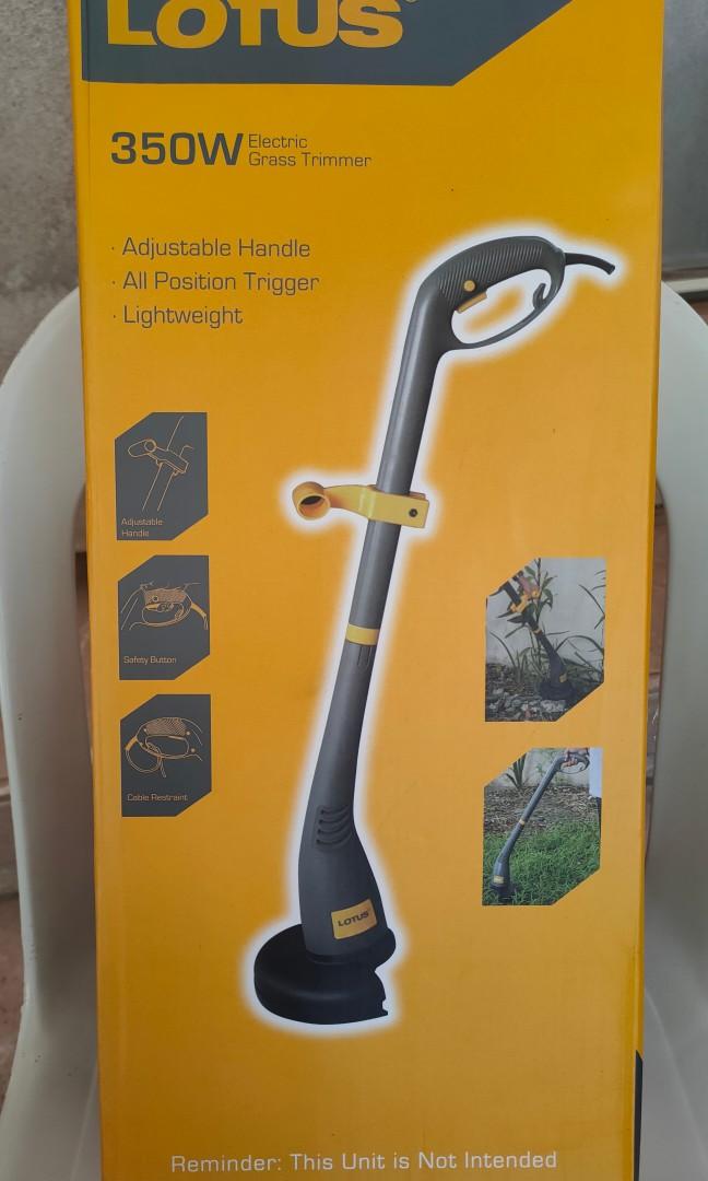 Lotus Electric Grass Trimmer with free extra spool assembly, Furniture ...