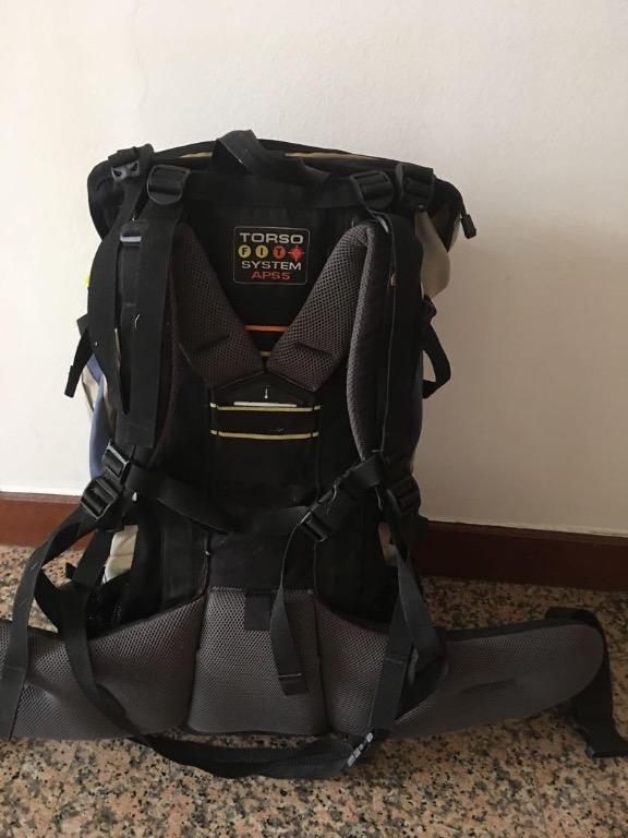 Lowe alpine frontier 55+15 torso fit system hiking backpack, Men's ...