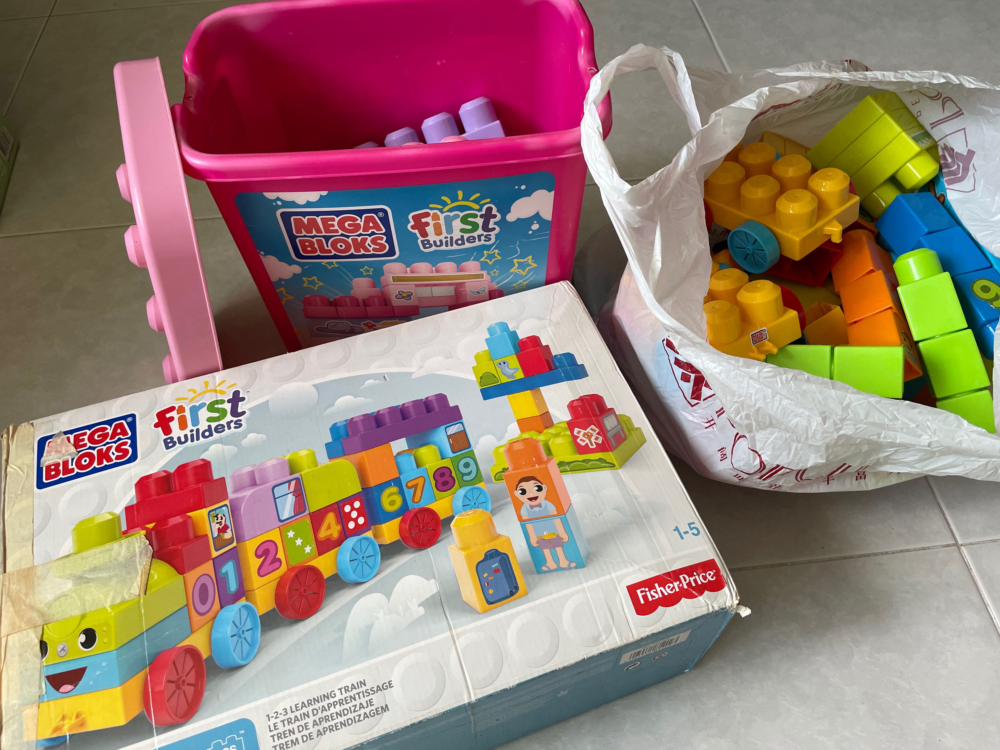 Mega Bloks (First Builders) - farm and train sets, Hobbies & Toys, Toys ...