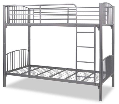 Metal Single Size Double Decker Bed, Furniture & Home Living, Furniture ...