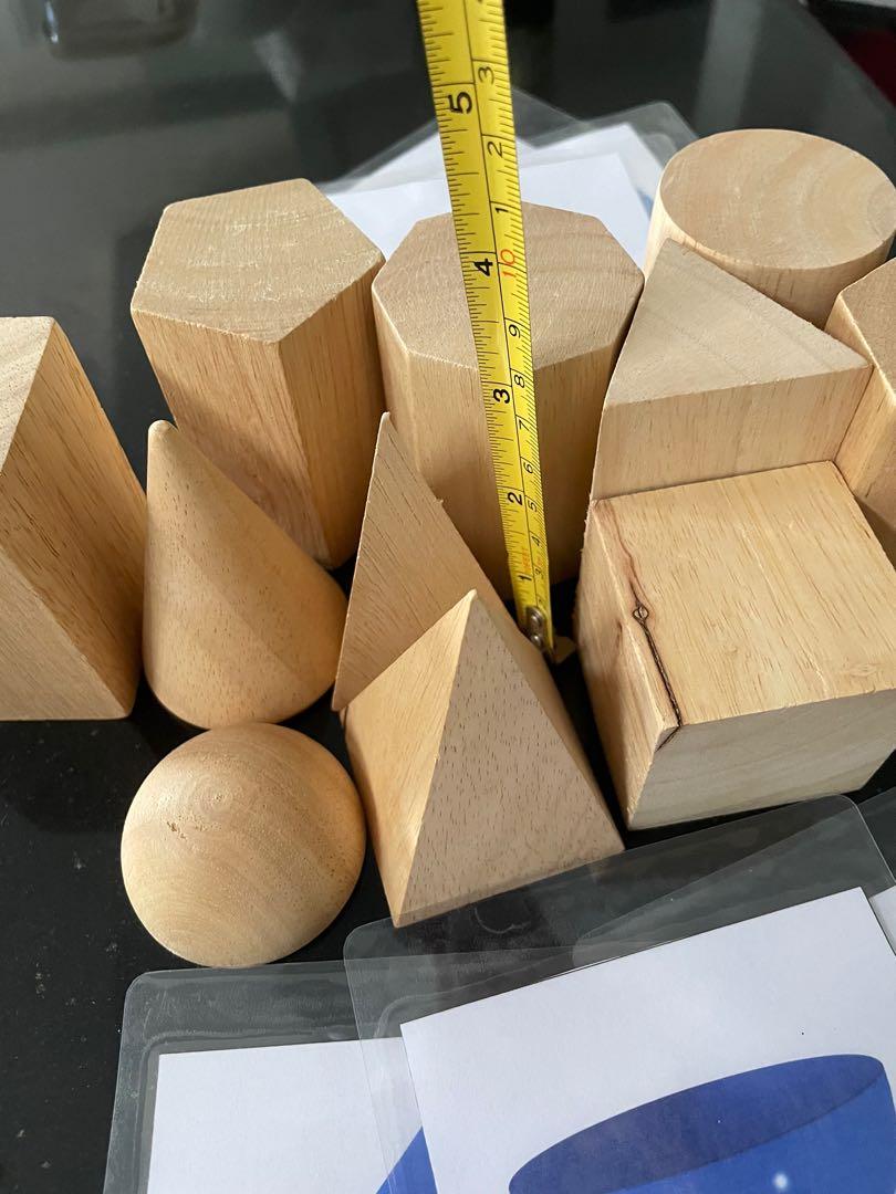 Montessori Geometric Solids 3D Shapes, Hobbies & Toys, Stationary ...
