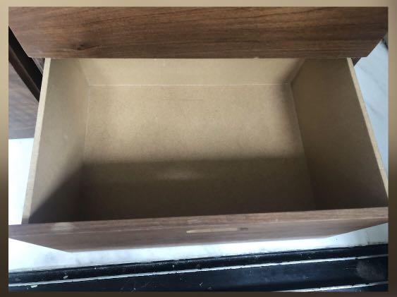 Muji Minimalist Stacking chest / drawers walnut, Furniture & Home ...