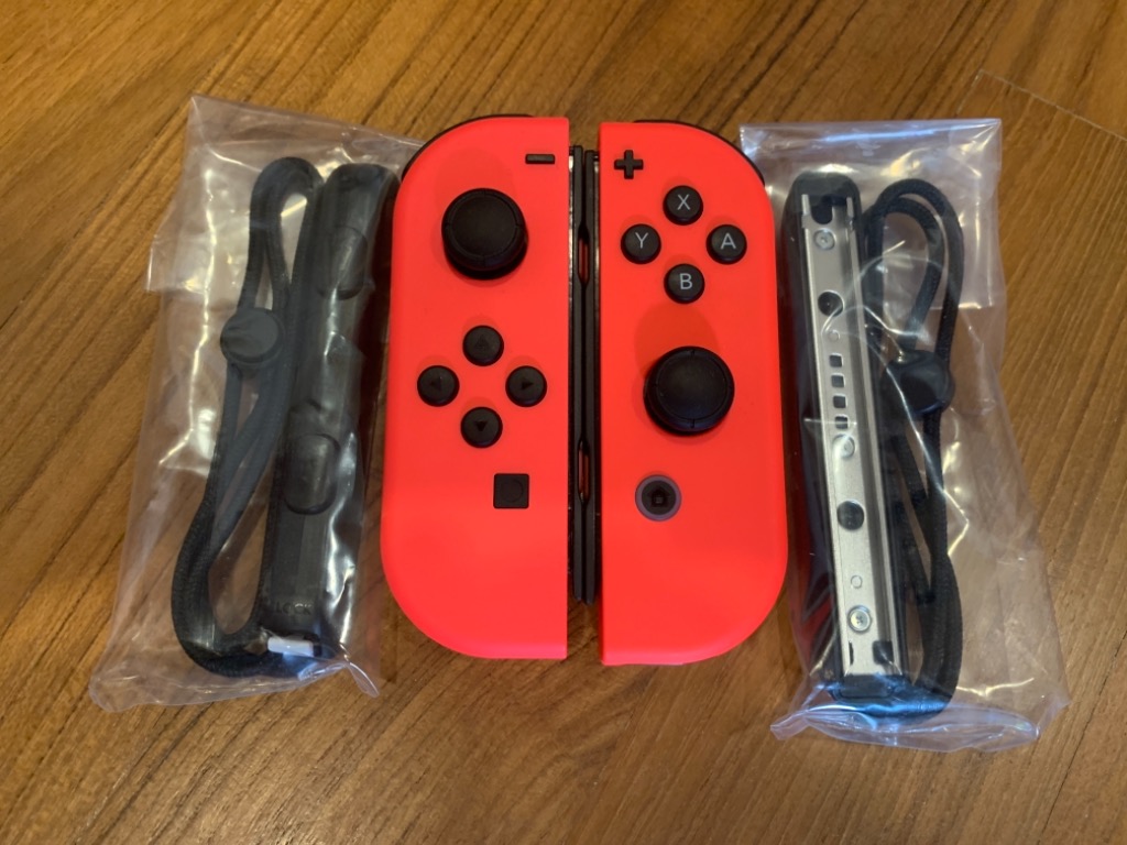 New neon red joy cons, Video Gaming, Gaming Accessories, Controllers on ...