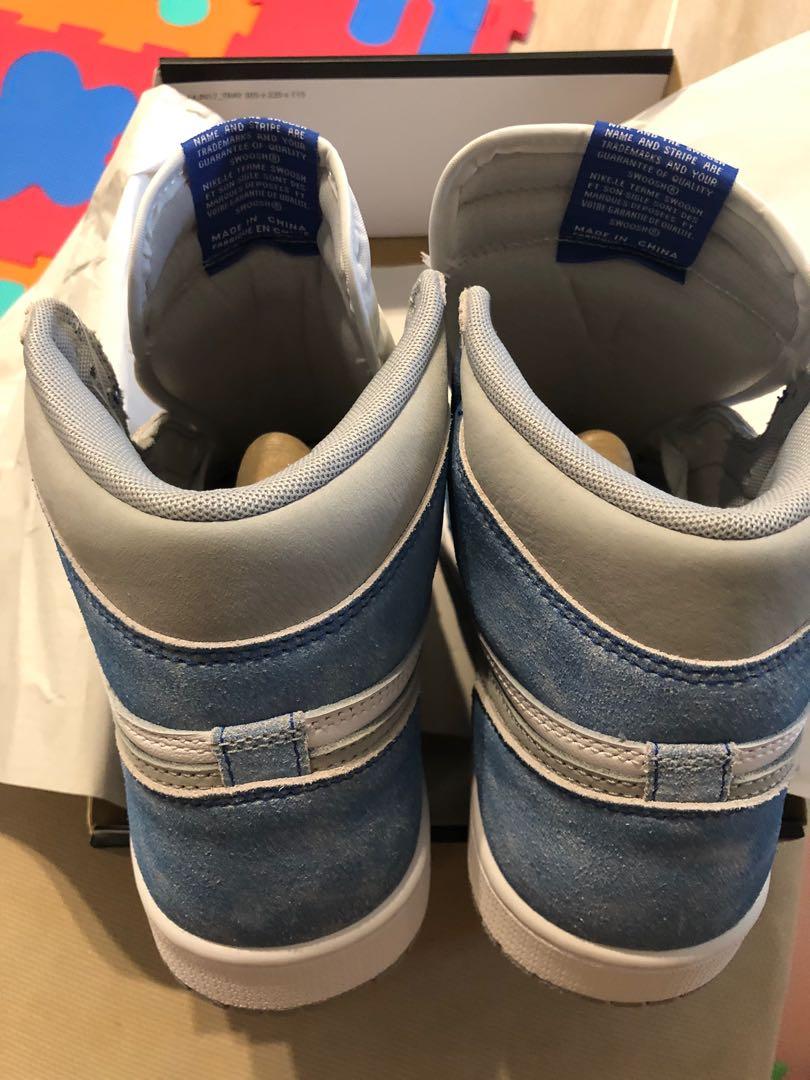 nike air jordan 1 retro high og hyper royal light blue jordan aj, 男裝, 鞋 ...