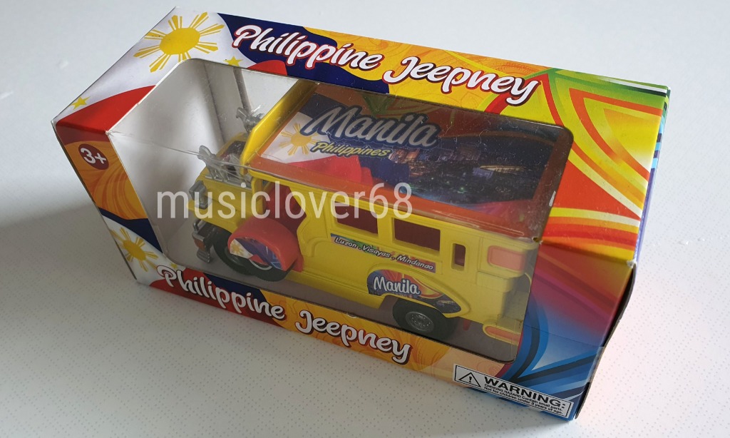 Philippine Jeepney Toy Display Figurine Manila Filipino Die-cast Metal ...