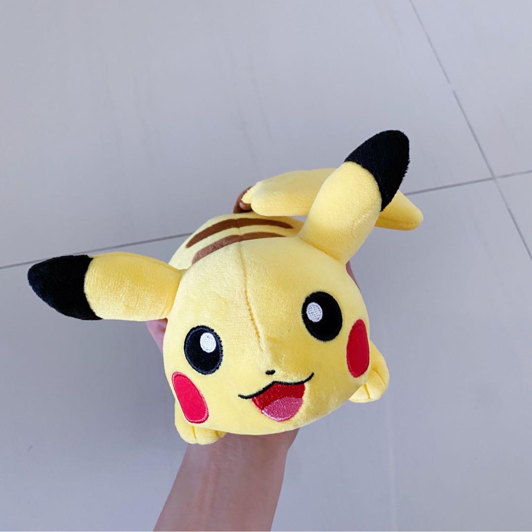 Pokémon (Pikachu lying down), Hobbies & Toys, Toys & Games on Carousell