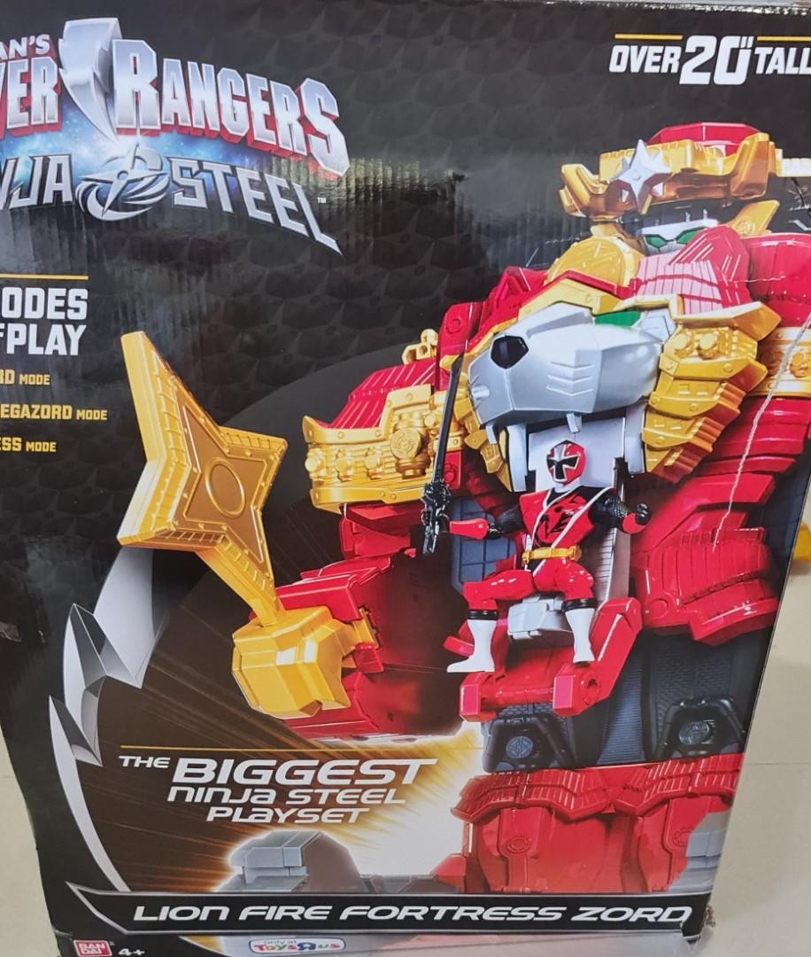 Power rangers Ninja Steel ~ Lion Fire Fortress Zord, Hobbies & Toys ...