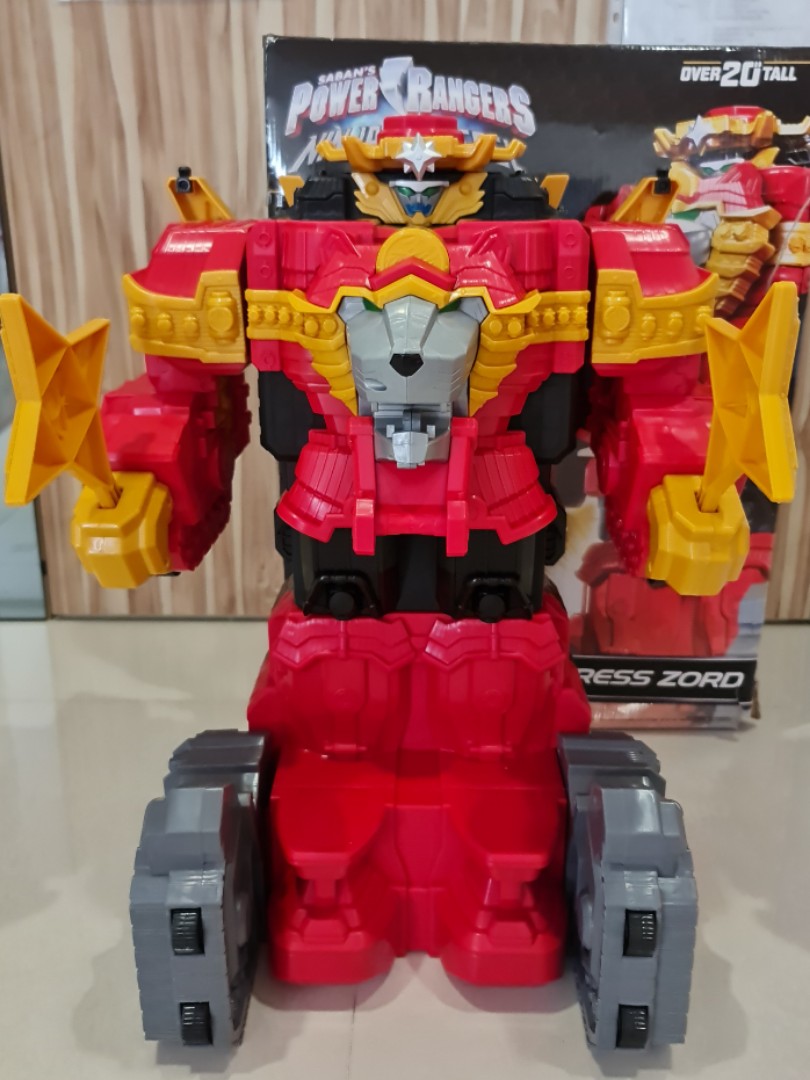 Power rangers Ninja Steel ~ Lion Fire Fortress Zord, Hobbies & Toys ...