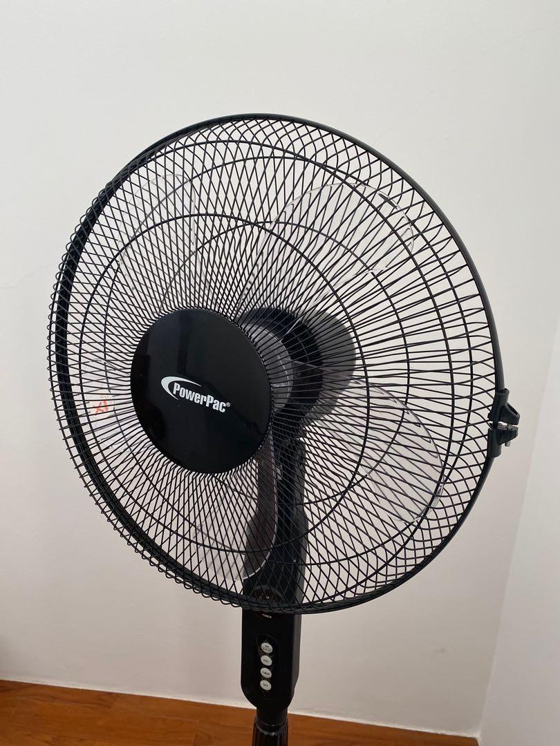 PowerPac 16” Stand Fan with timer, Furniture & Home Living, Lighting ...